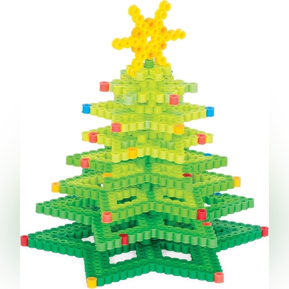 Toys | Perler 3d Christmas Tree Fuse Bead Craft Kit | Poshmark